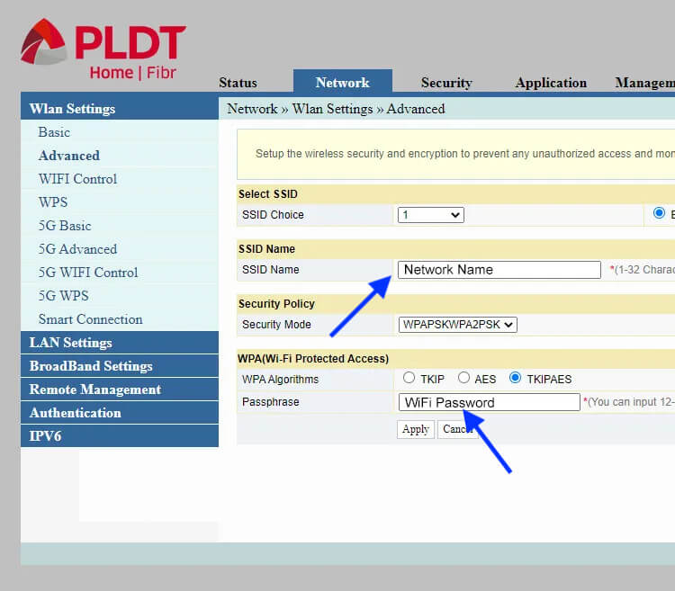PLDT Router Login 192 168 1 1