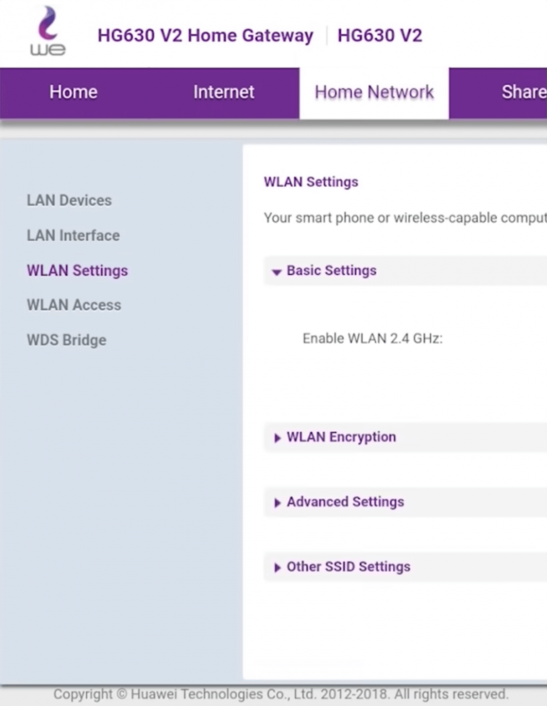 WE Router Login - 192.168.1.1